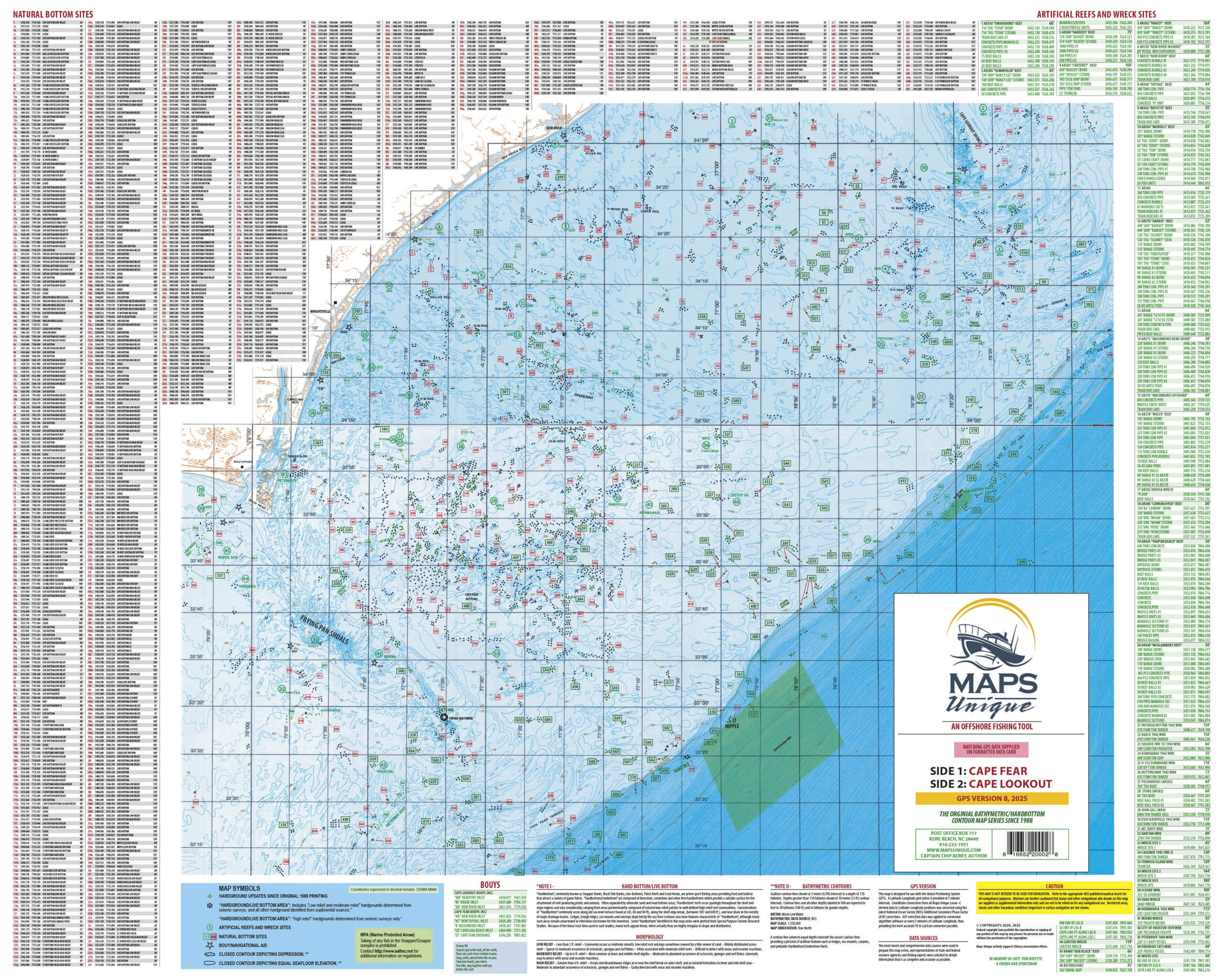 NC Offshore Fishing Maps - Maps Unique